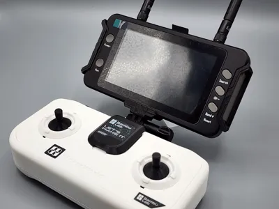FPV Monitor Mount for CyberBrick Official Remote - Free 3D Print Model ...