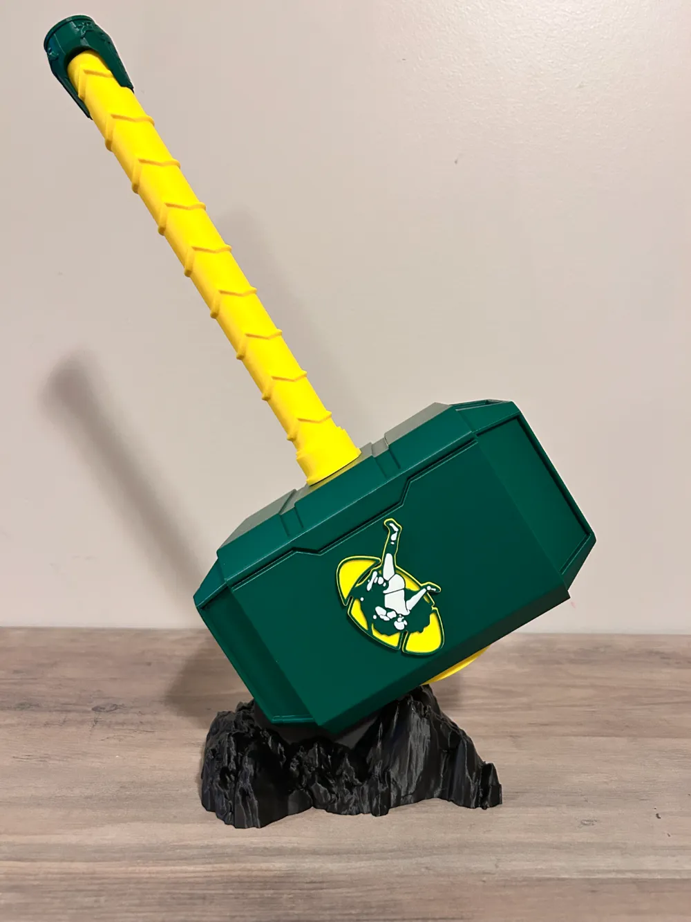 Green Bay Packers Throwback LOGO for Thor's Hammer - Free 3D Print ...