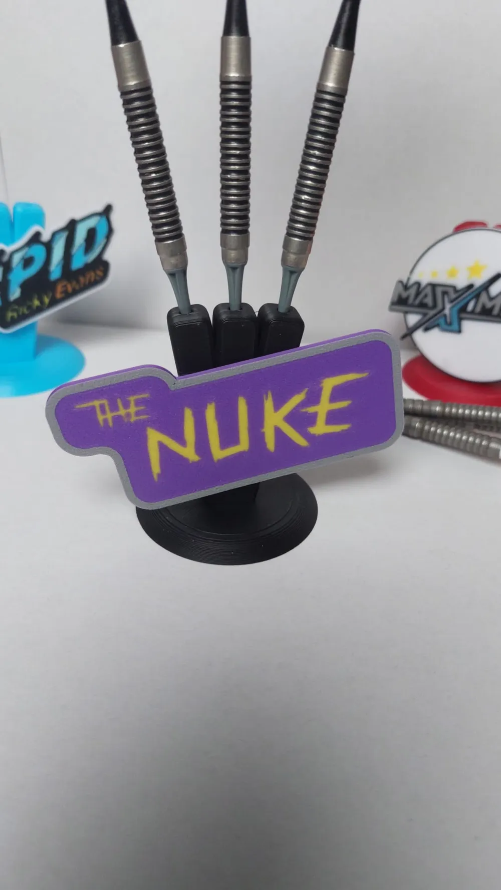 Luke the Nuke Littler Dart Stand 3 Parts - Free 3D Print Model - MakerWorld