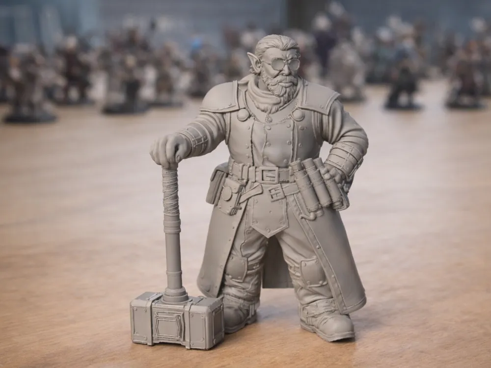 Battlesmith Artificer - Free 3D Print Model - MakerWorld