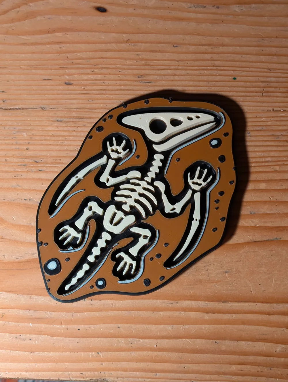 Pterodactyl Dinosaur Fossil Puzzle by TaposkMakerWorld: Download Free ...