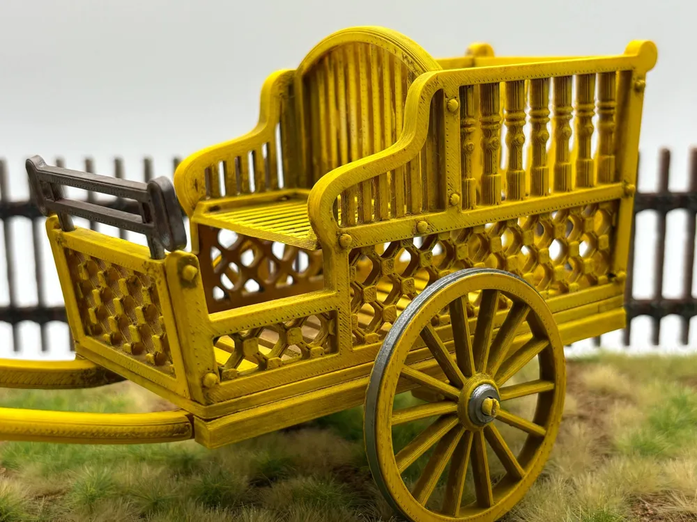 Wagon,wooden Horse Cart by Nasik MakerWorld: Download Free 3D Models