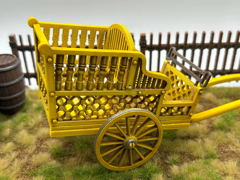Wagon,wooden Horse Cart by Nasik MakerWorld: Download Free 3D Models
