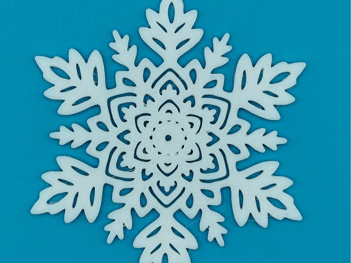 Snowflake Floral - Free 3D Print Model - MakerWorld