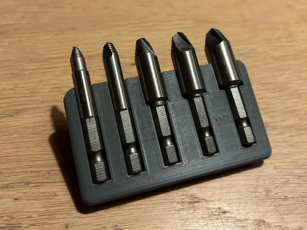 Gridfinity Screw Removal / Nut Driver Bit Holder Remixed by OmeLeo ...