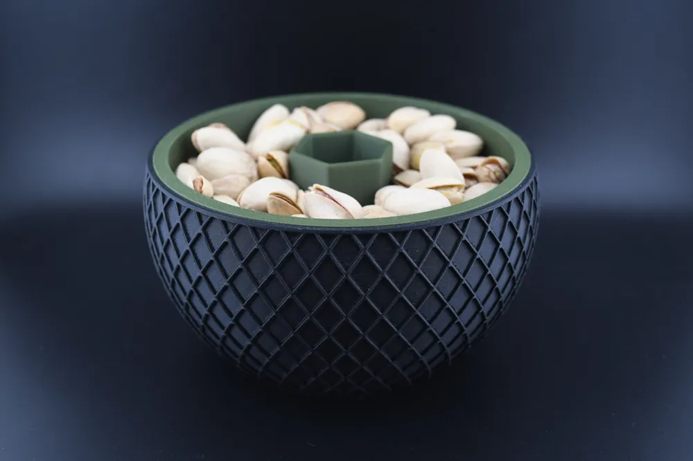 Stylish Pistachio Bowl by ASINO MakerWorld: Download Free 3D Models