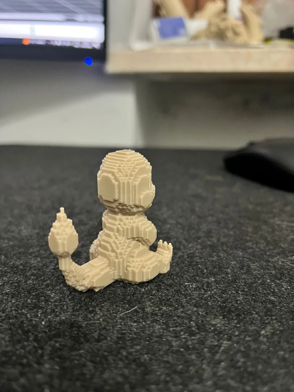 CHARMANDER Voxel / Pixel Art 8 bit - Pokémon - Free 3D Print Model ...
