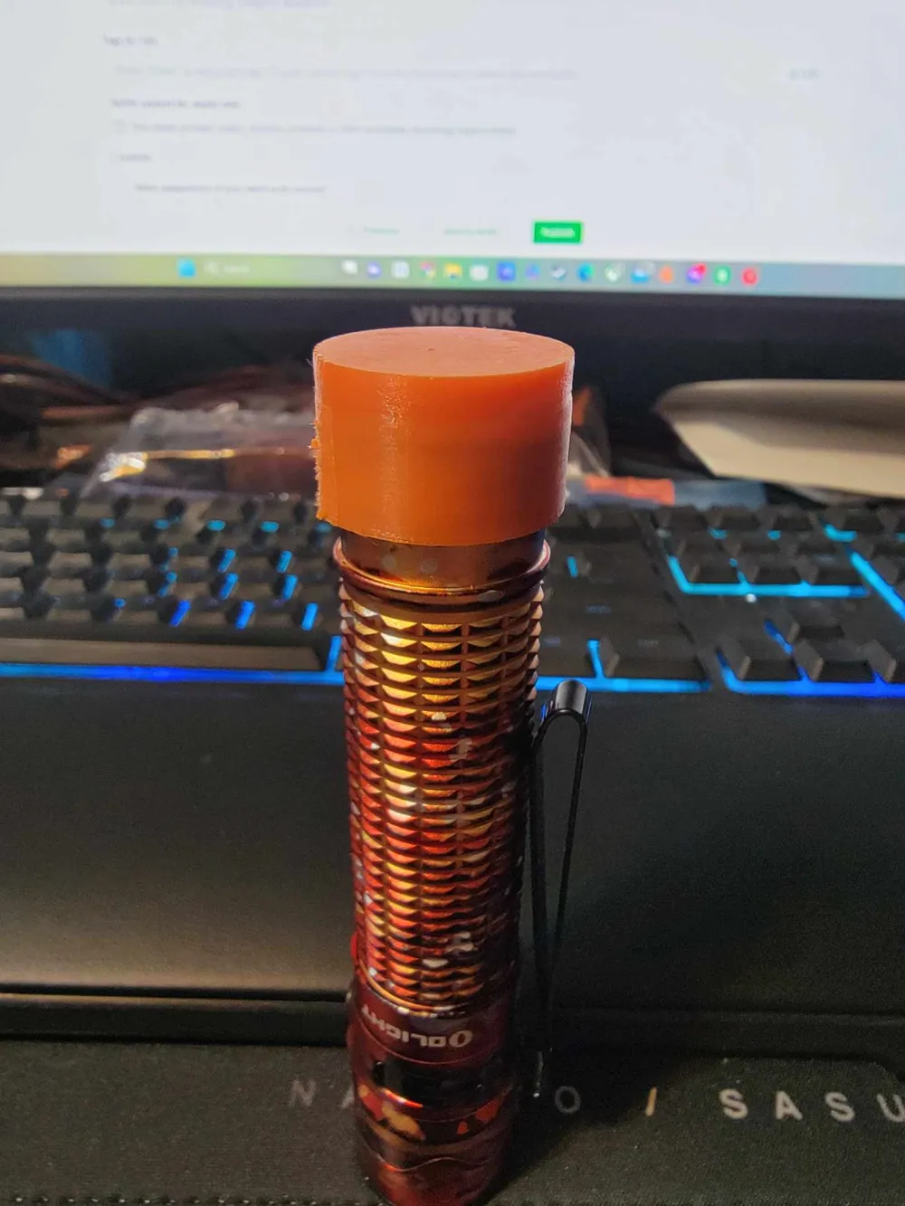 Olight Warrior Mini 2 Tailcap by baseballstar0707 - MakerWorld
