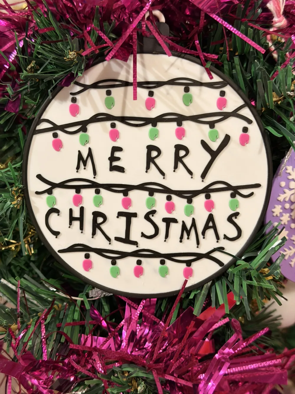 Stranger Things Christmas Tree Decoration Ornament - Free 3D Print ...
