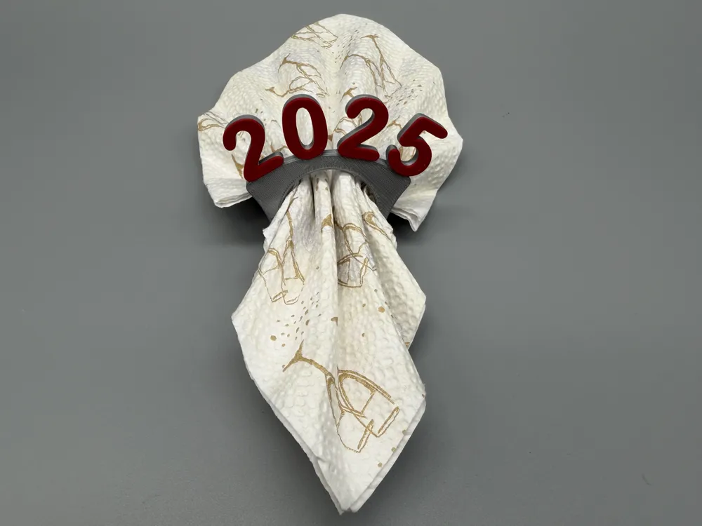 ナプキンリング 大晦日 2025, 2026 -2030 作成者： practical3D MakerWorld：無料3Dモデルをダウンロード