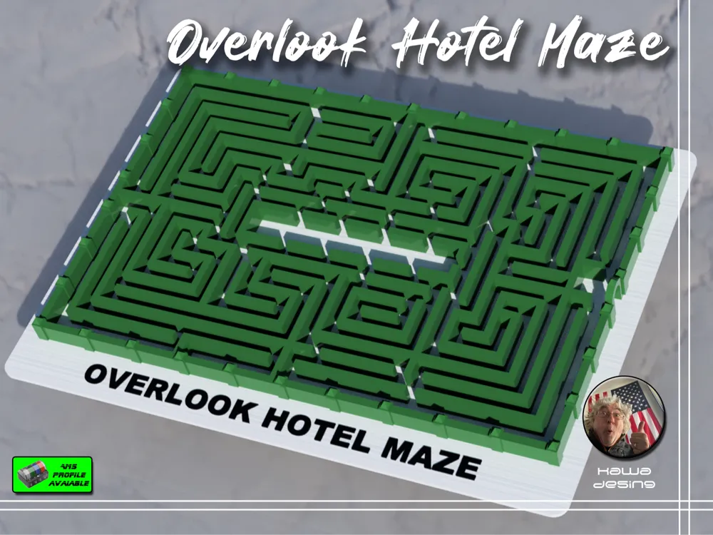 Overlook Hotel Maze (Shining) by Kawa MakerWorld: Download Free 3D Models