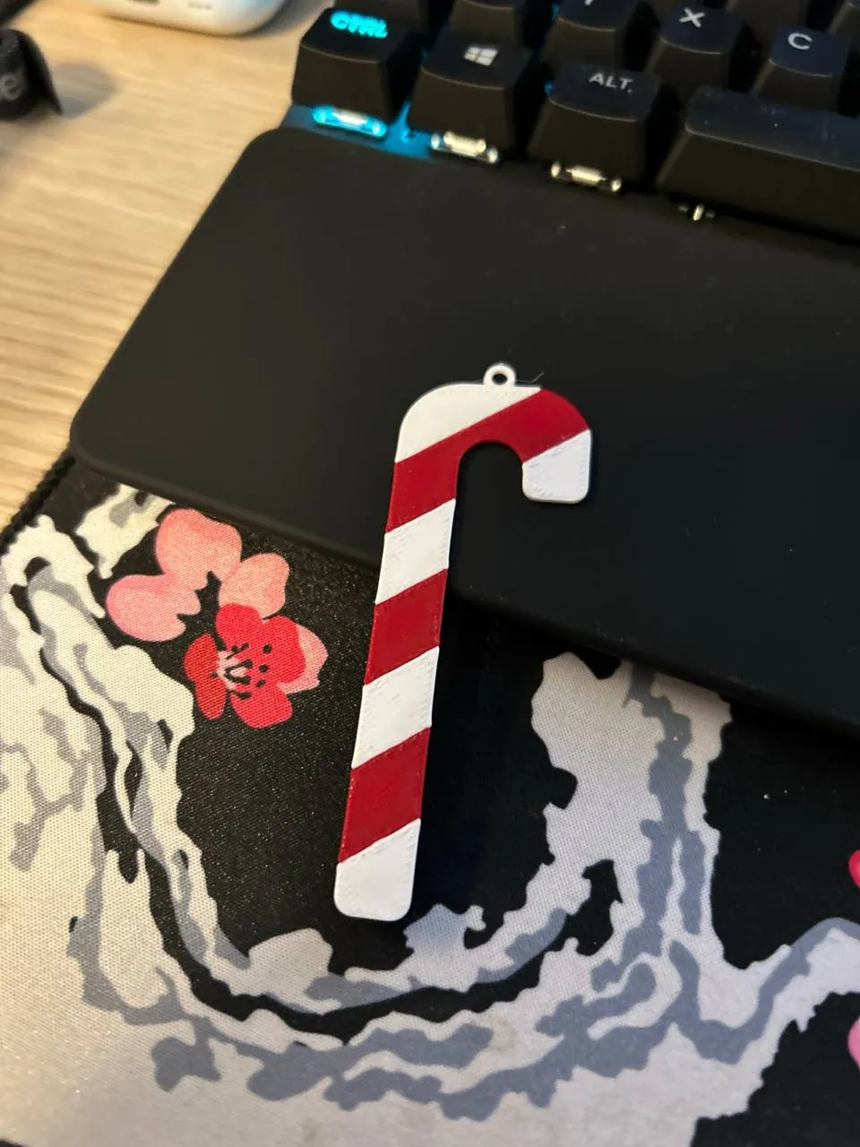 Candy Cane 2D Art by Wissencat - MakerWorld