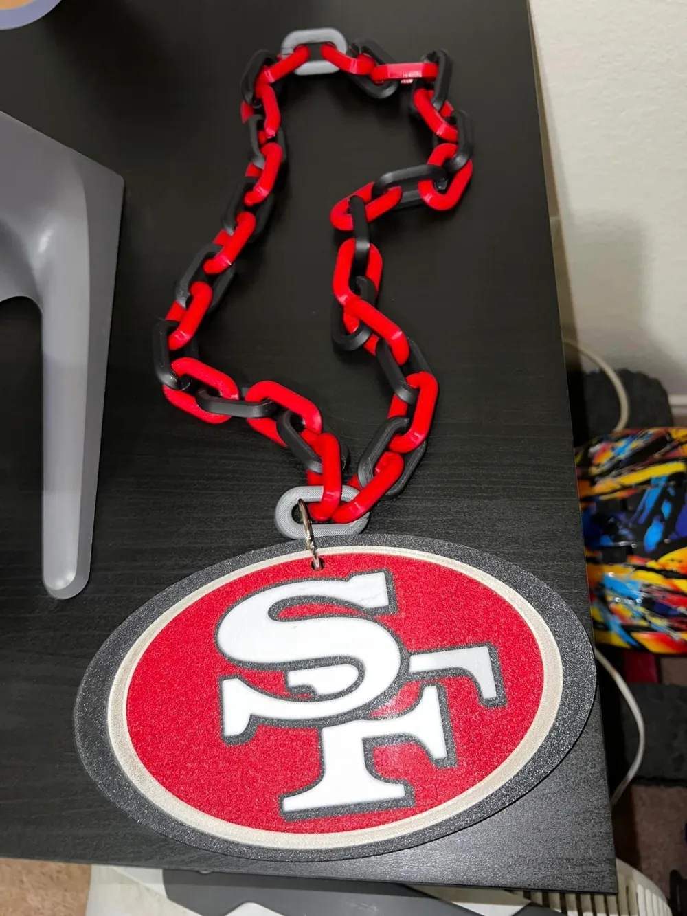 San Francisco 49ers NFL Big Chain Charm by Munark - MakerWorld