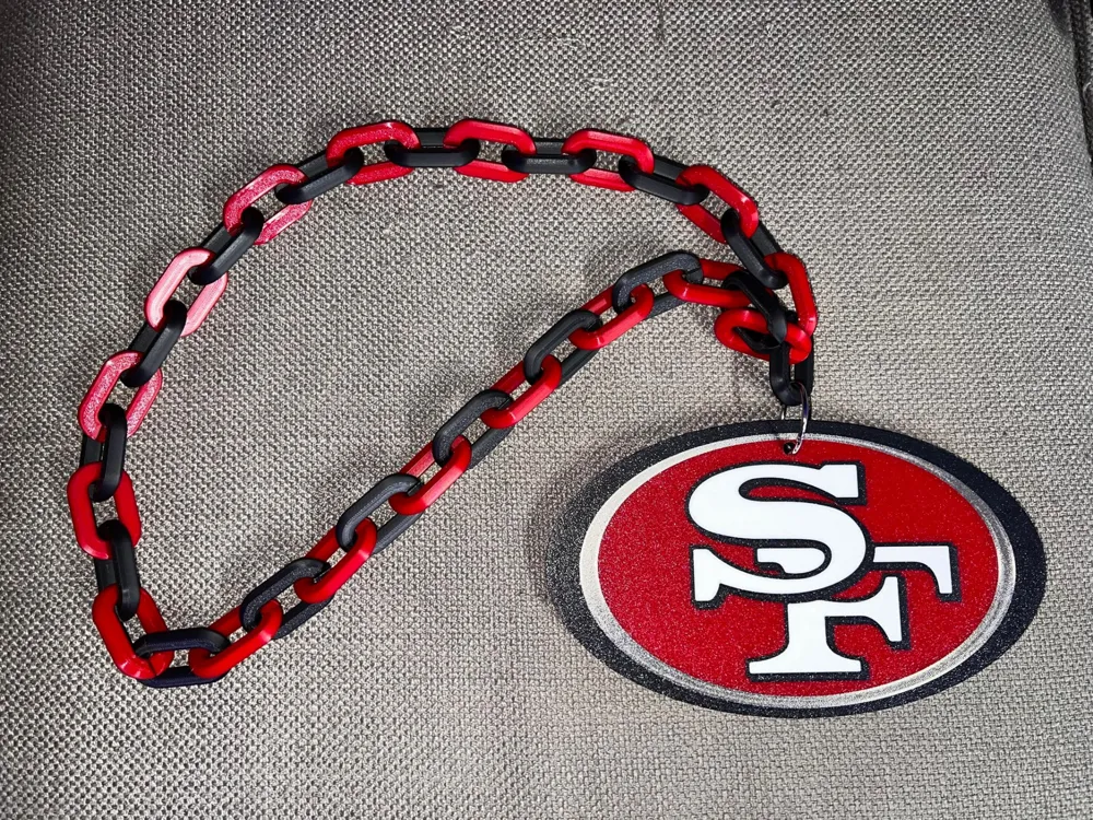 San Francisco 49ers NFL Big Chain Charm by Munark MakerWorld: Download ...