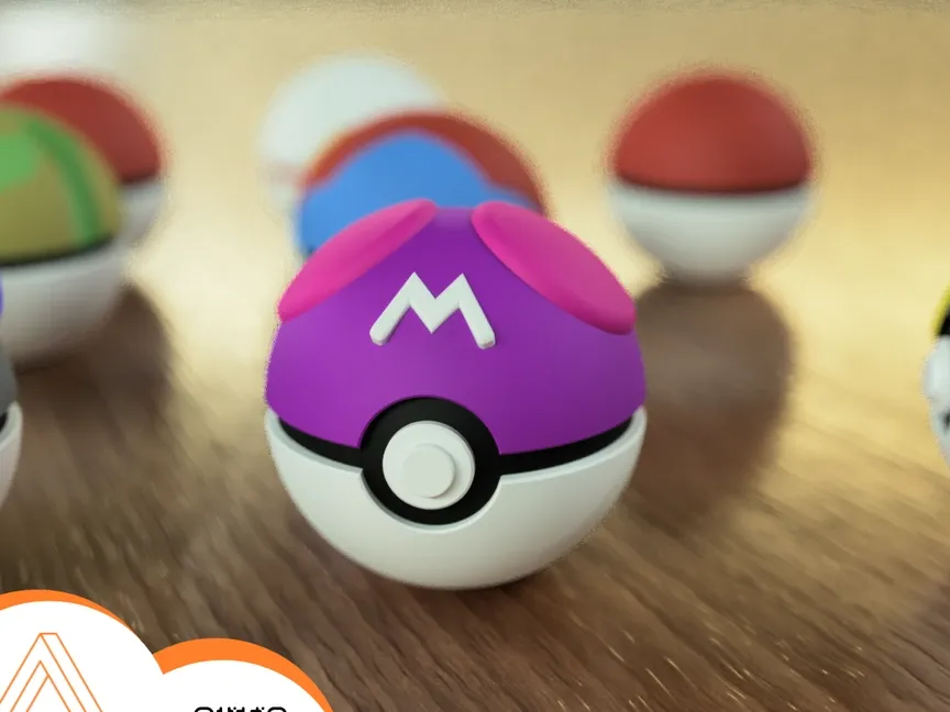 Master Ball One Plate AMS Remixed by Zaddy Prints MakerWorld: Download Free 3D Models