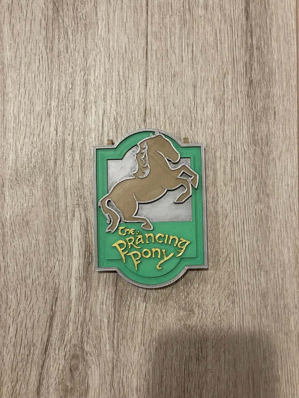 The Prancing Pony Lord Of The Rings Hanging Sign by The Naked Ninja ...