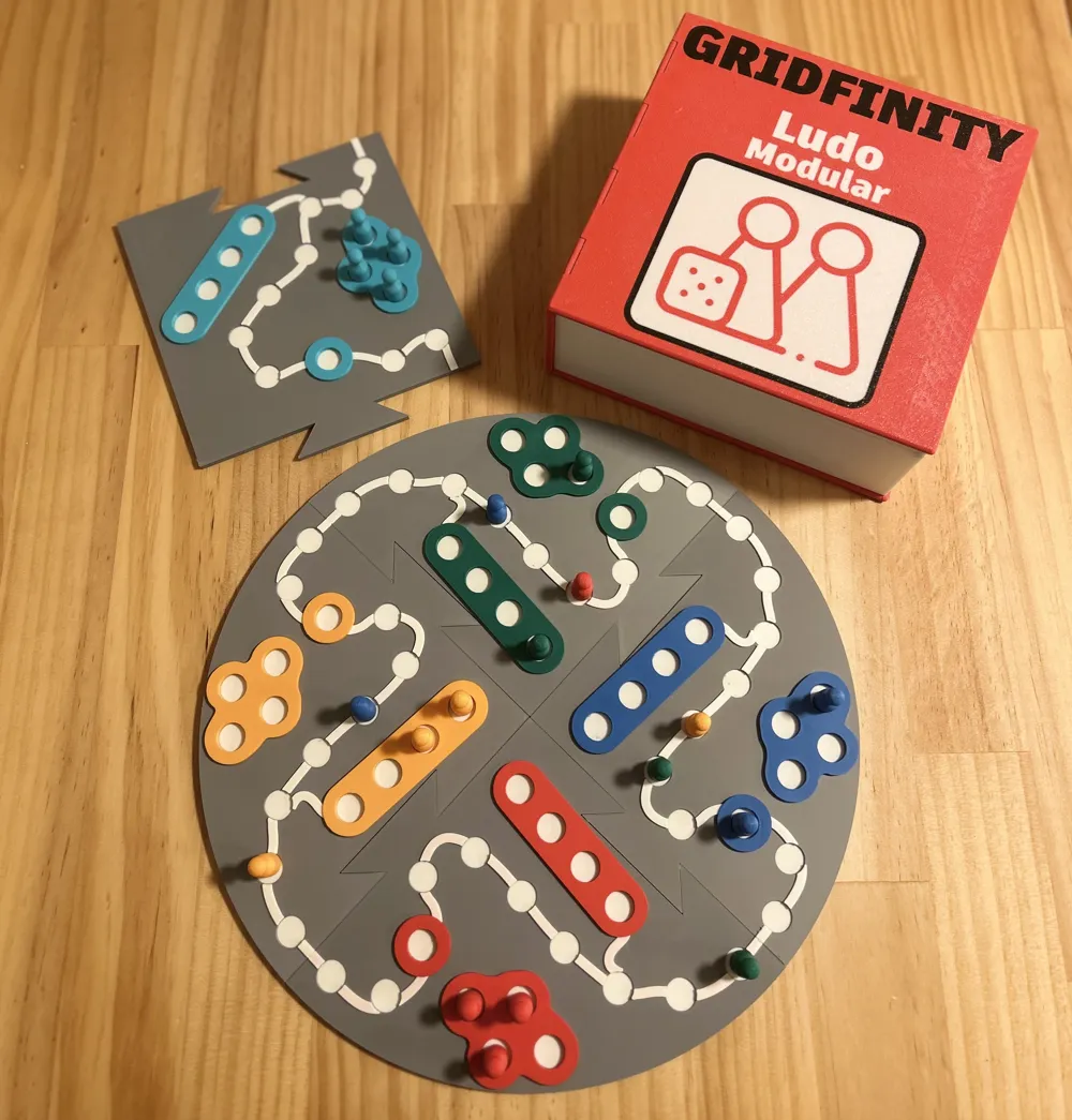 Modular "Ludo" - V2! - Free 3D Print Model - MakerWorld