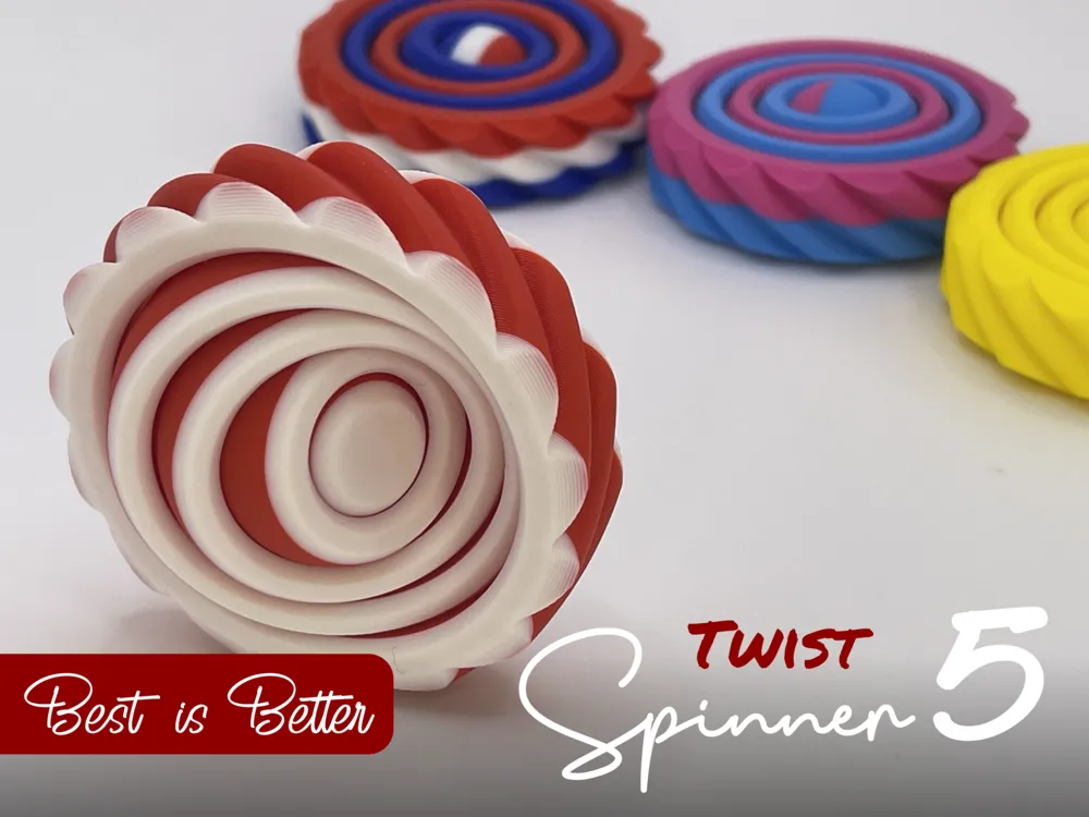 Spinner4 Tire † Fidget Spinner († Tyre) by MalcTheOracle MakerWorld ...