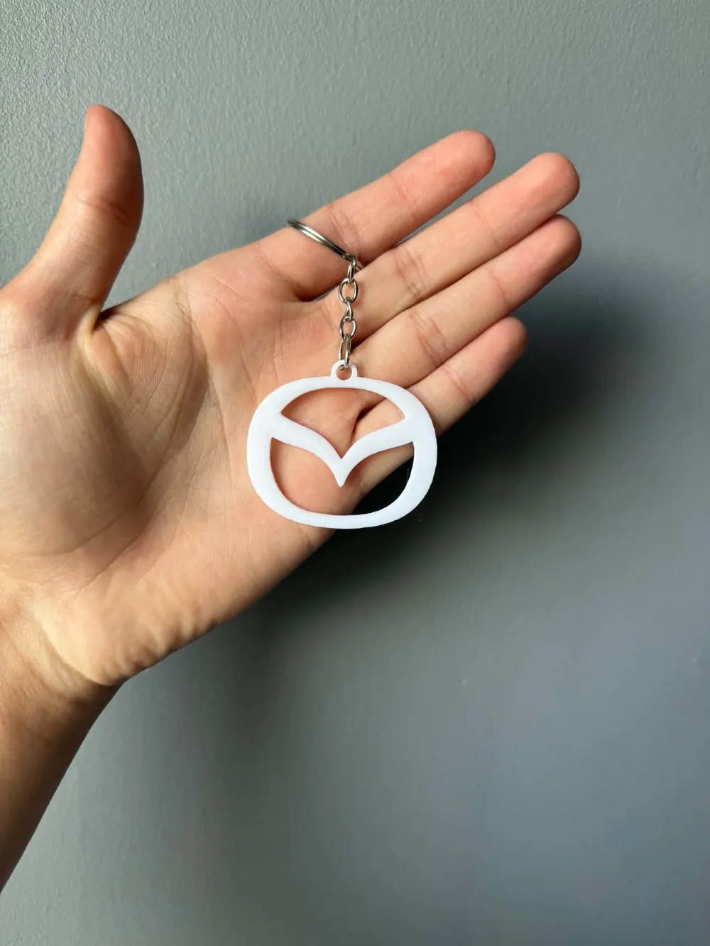 Mazda Logo Keychain - Free 3D Print Model - MakerWorld