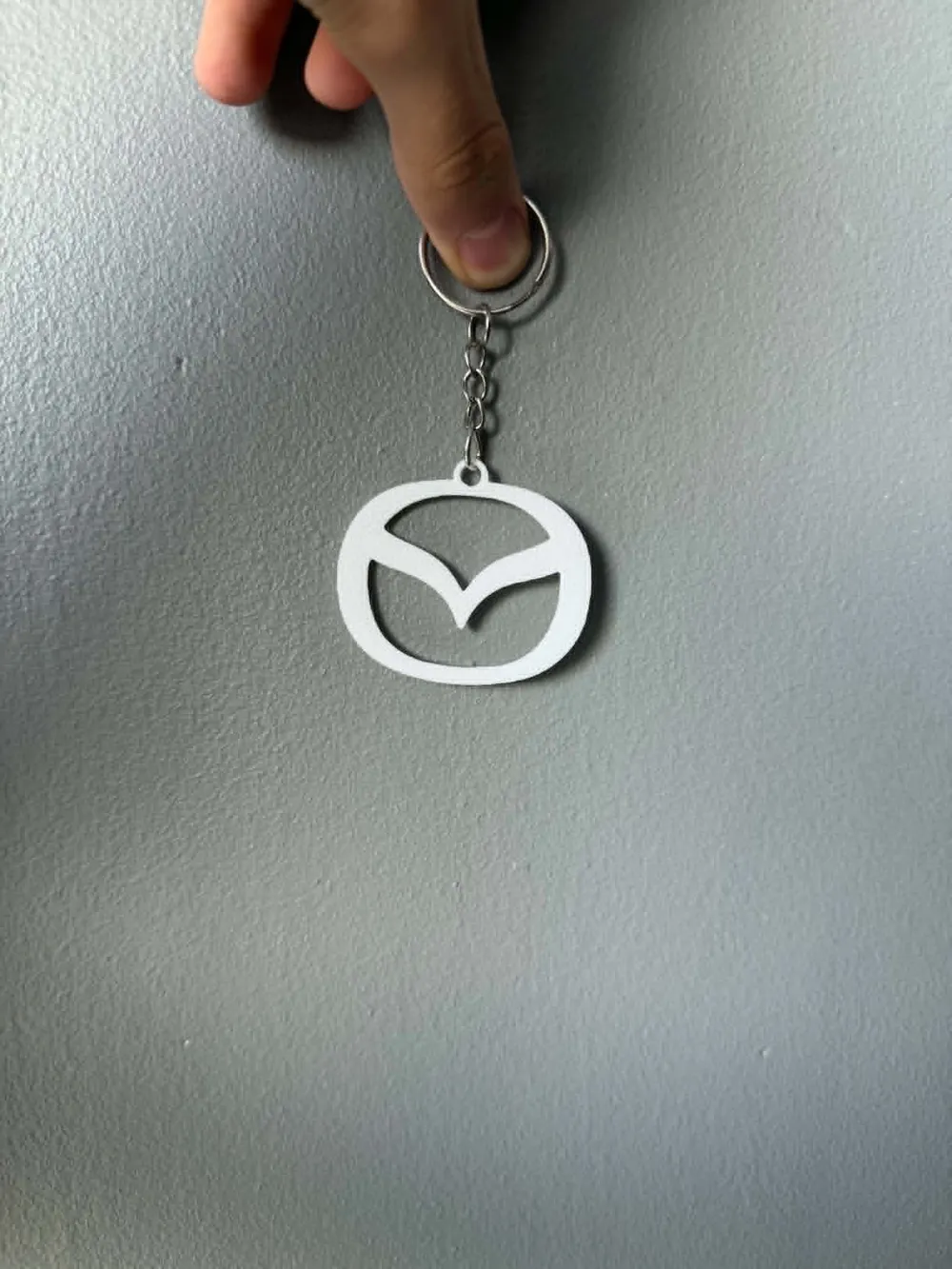 Mazda Logo Keychain - Free 3D Print Model - MakerWorld