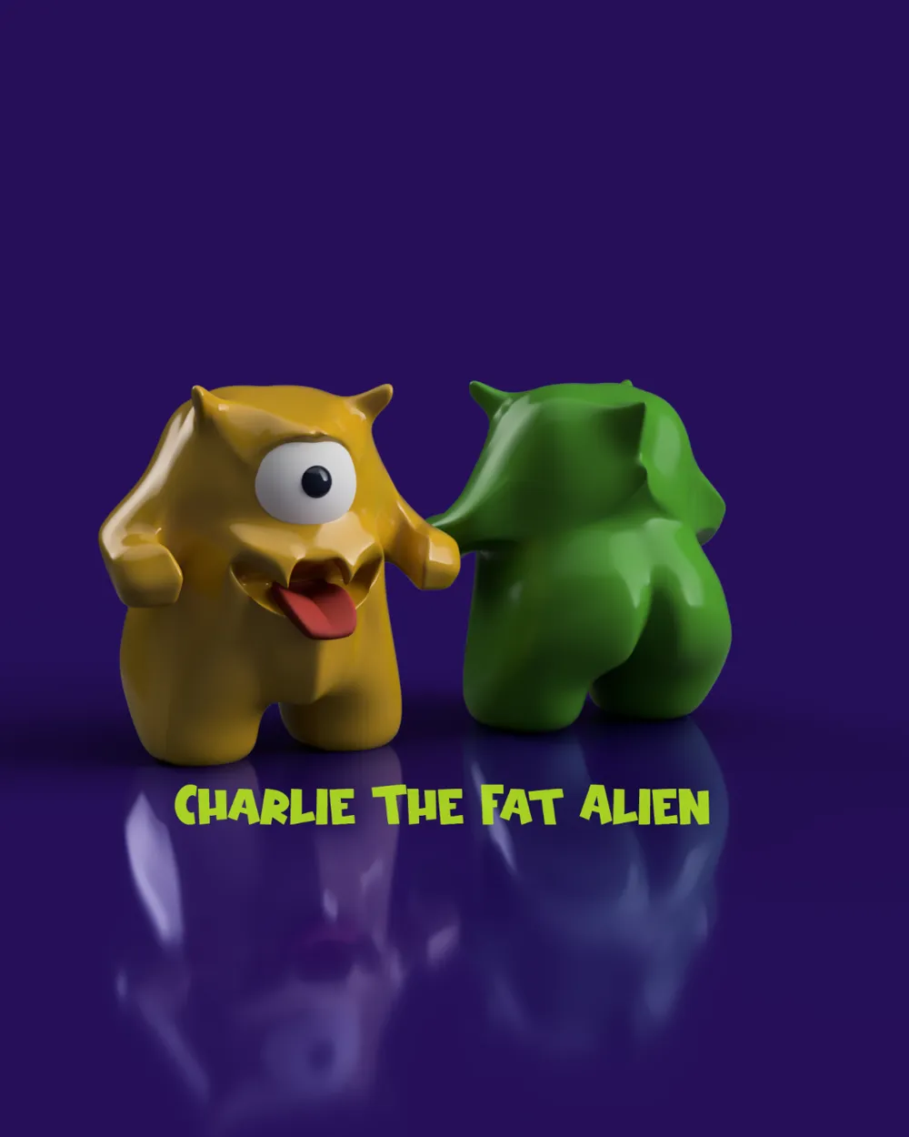 Charlie The Fat Alien - No Supports by LP Print - MakerWorld