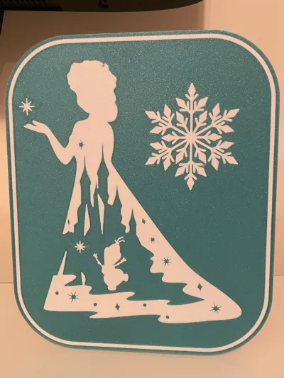 Frozen - Elsa, Anna and Olaf Remixed by 3DMN - MakerWorld