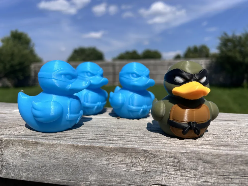 TMNT Last Ronin Duck - Free 3D Print Model - MakerWorld