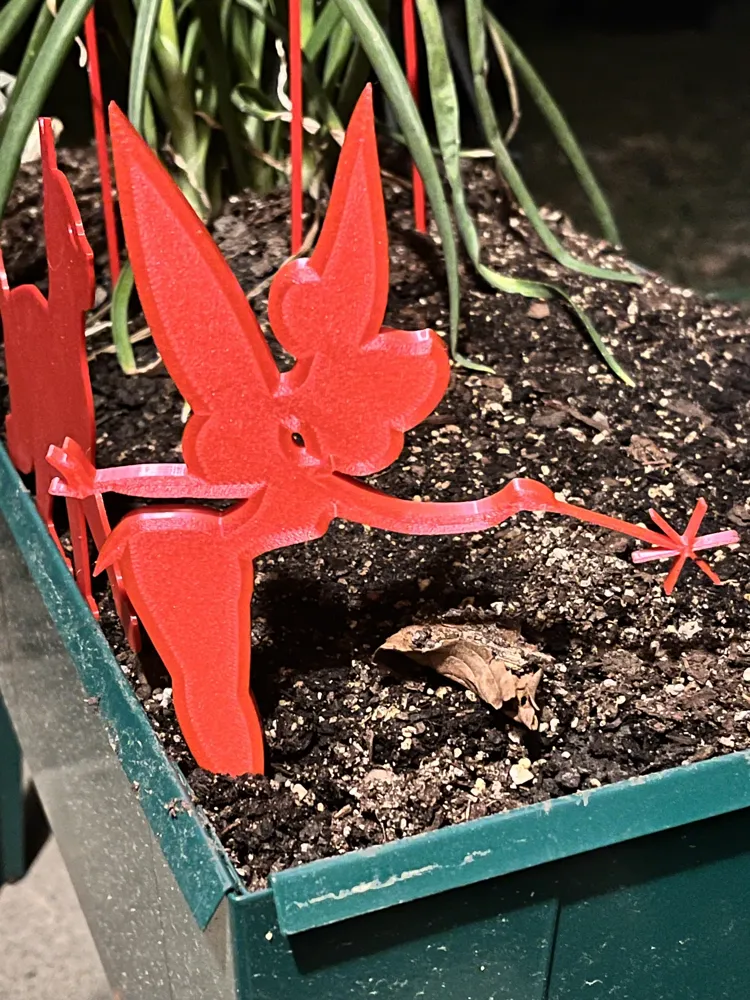 TinkerBell Fairy Silhouette Remixed by ZARALevi MakerWorld: Download ...