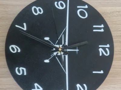 Aircraft clock Aircraft clock - Free 3D Print Model - MakerWorld