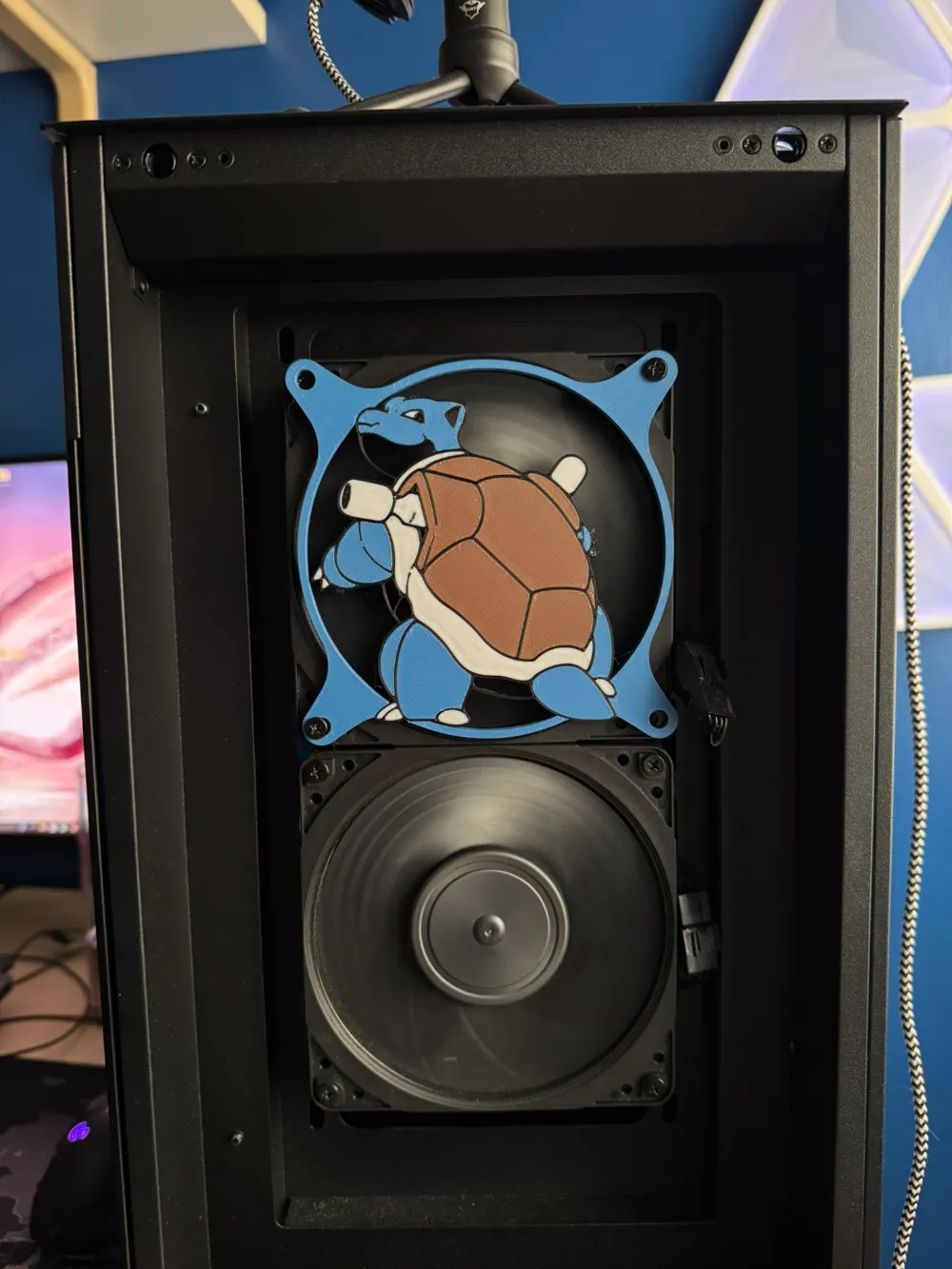 Blastoise PC Fan cover 120mm (4 color/one AMS) by 3d_print_creations ...