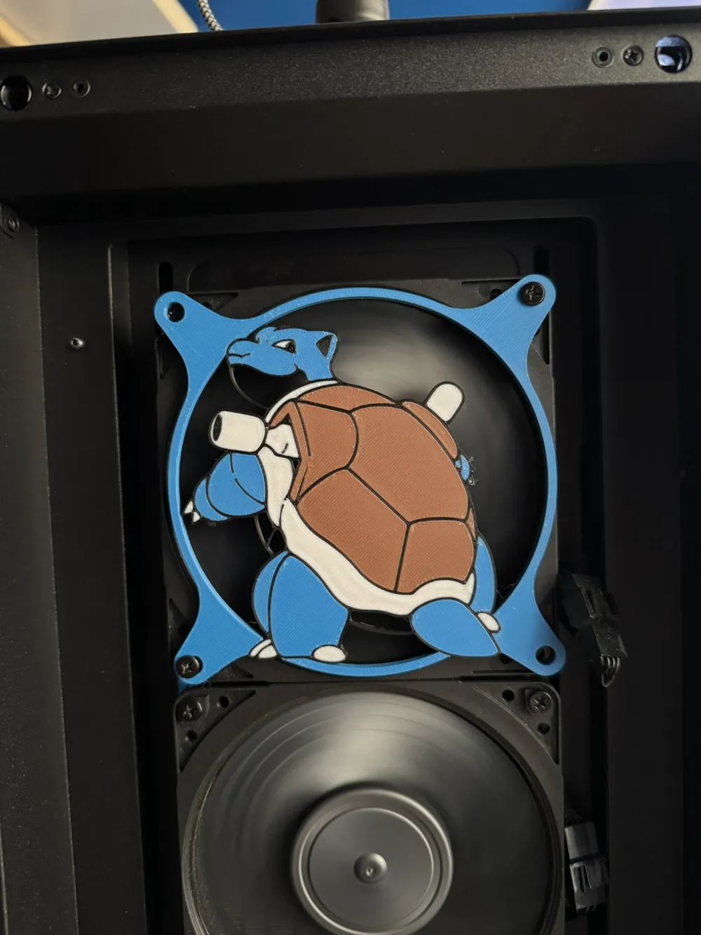 Blastoise PC Fan cover 120mm (4 color/one AMS) by 3d_print_creations ...