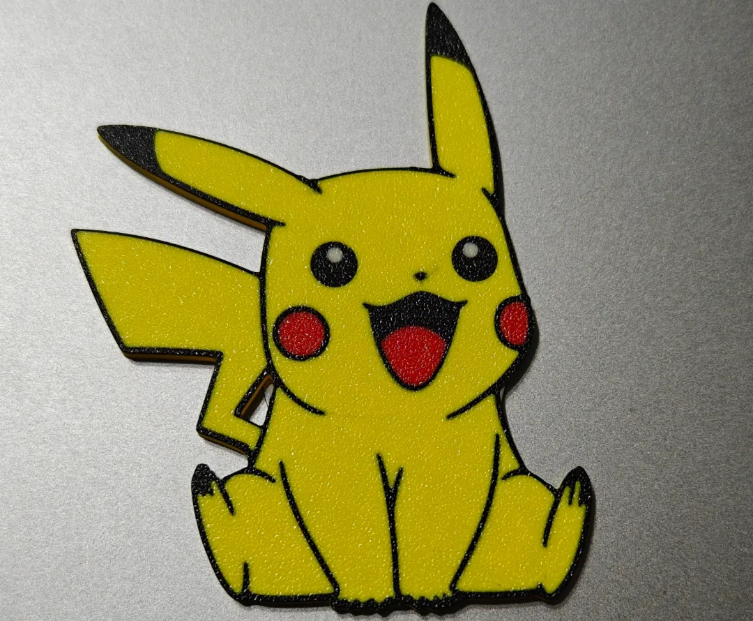Customizable Four-Color Pikachu Refrigerator Magnet by Allen775939 ...