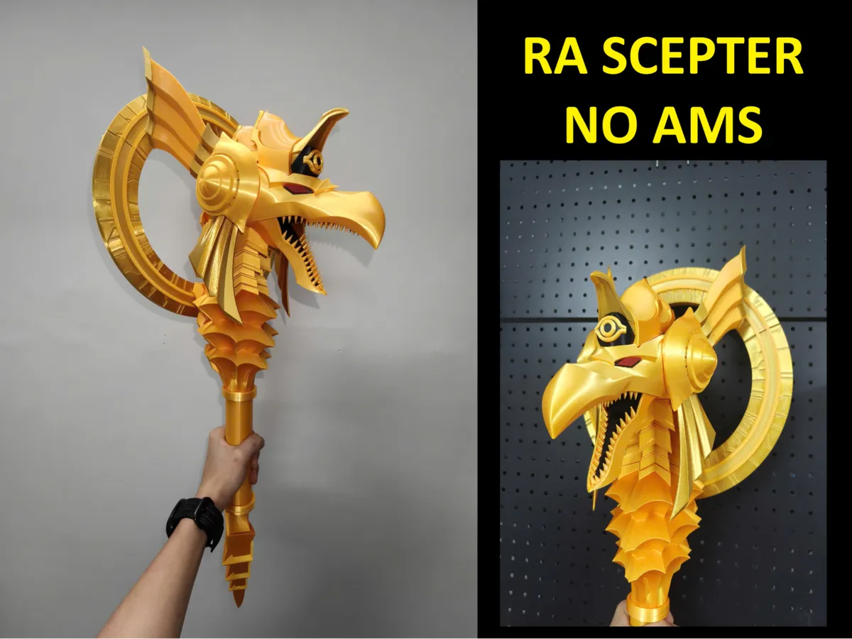 Ra Scepter 78cm long (No AMS) - Free 3D Print Model - MakerWorld