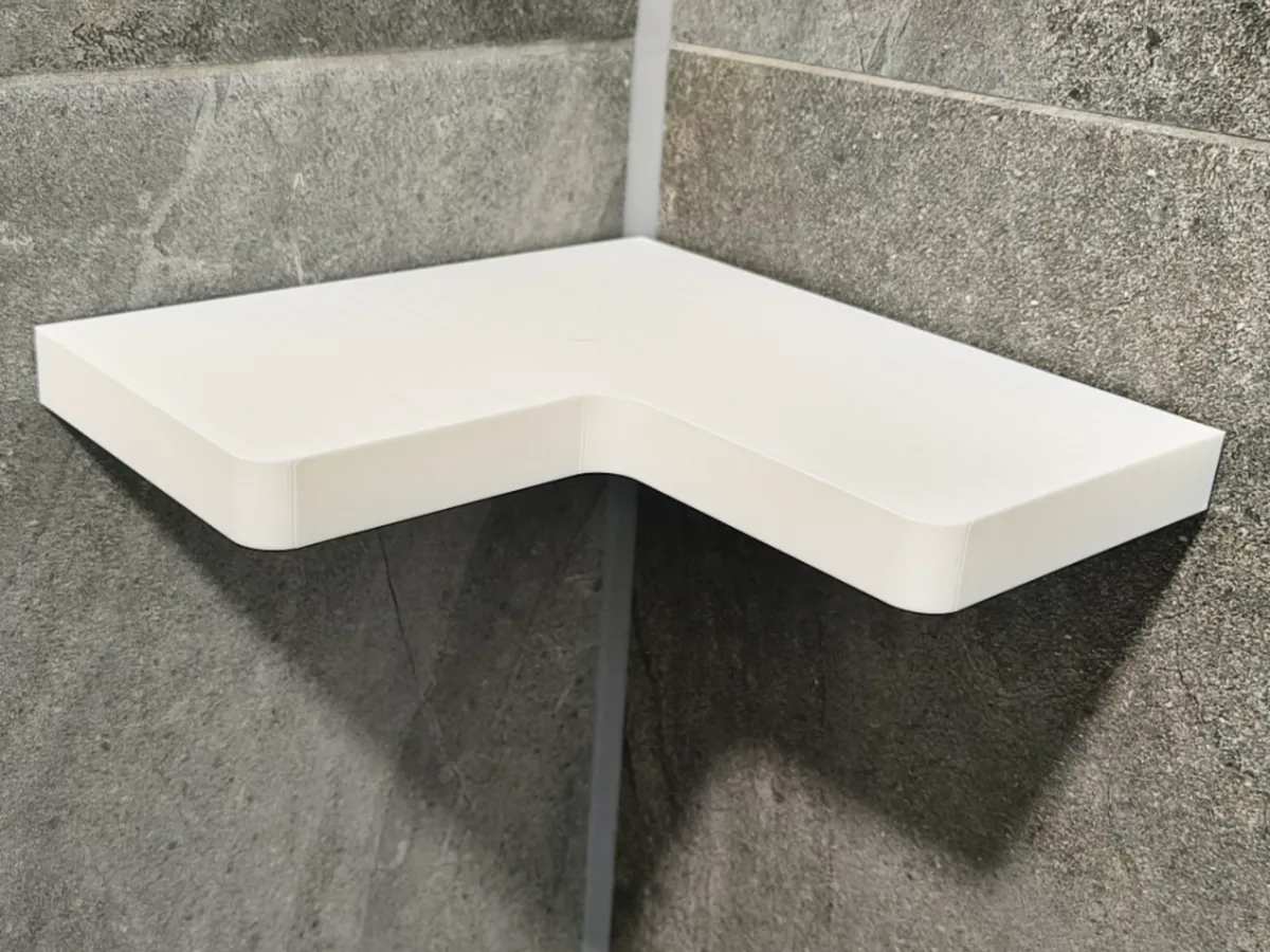 Corner Wandboard -no visible brackets 190x190x19mm by ccrccrdk ...