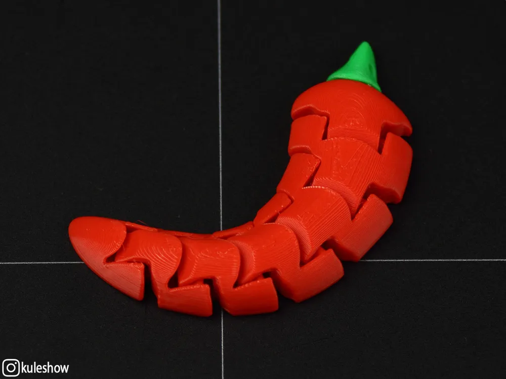 Flexible Chili Pepper - Free 3D Print Model - MakerWorld
