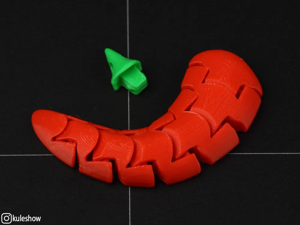 Flexible Chili Pepper - Free 3D Print Model - MakerWorld