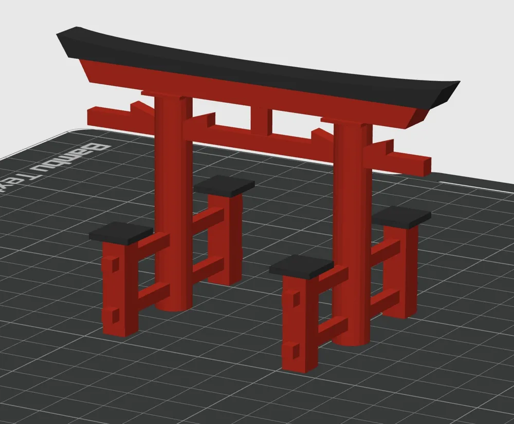 Torii gate by Spopovich_ MakerWorld: Download Free 3D Models