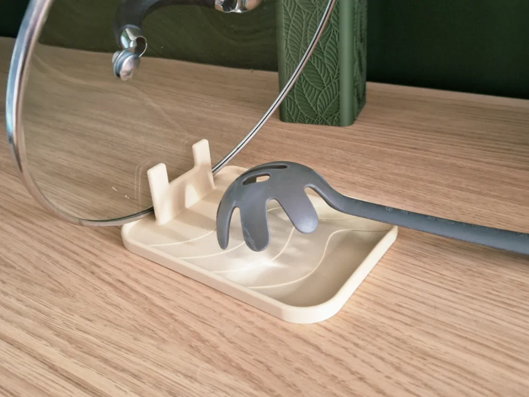 Lid and Spoon rest - Free 3D Print Model - MakerWorld