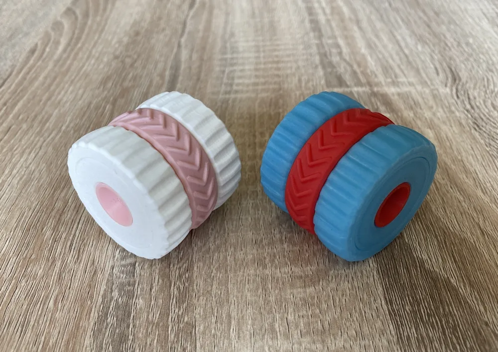 Fidget wheels with detents and free spin by mgm86 - MakerWorld