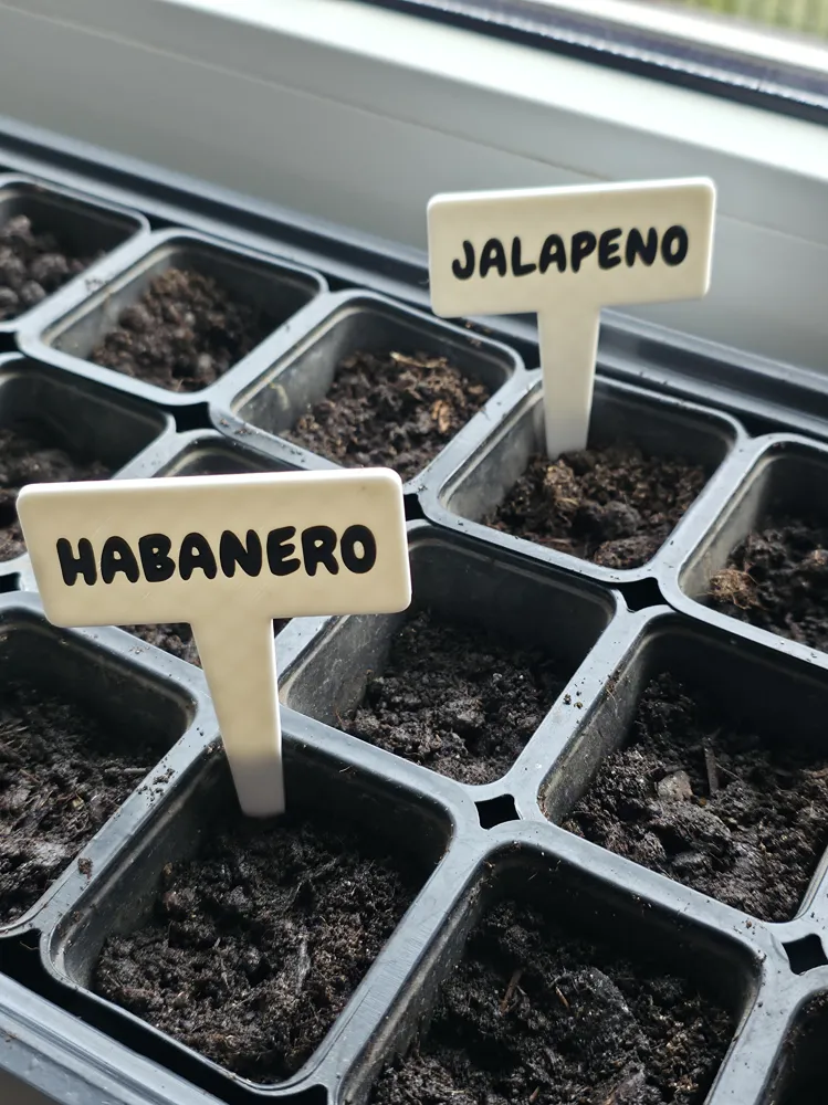 Vegetables signs/labels Generator - Free 3D Print Model - MakerWorld