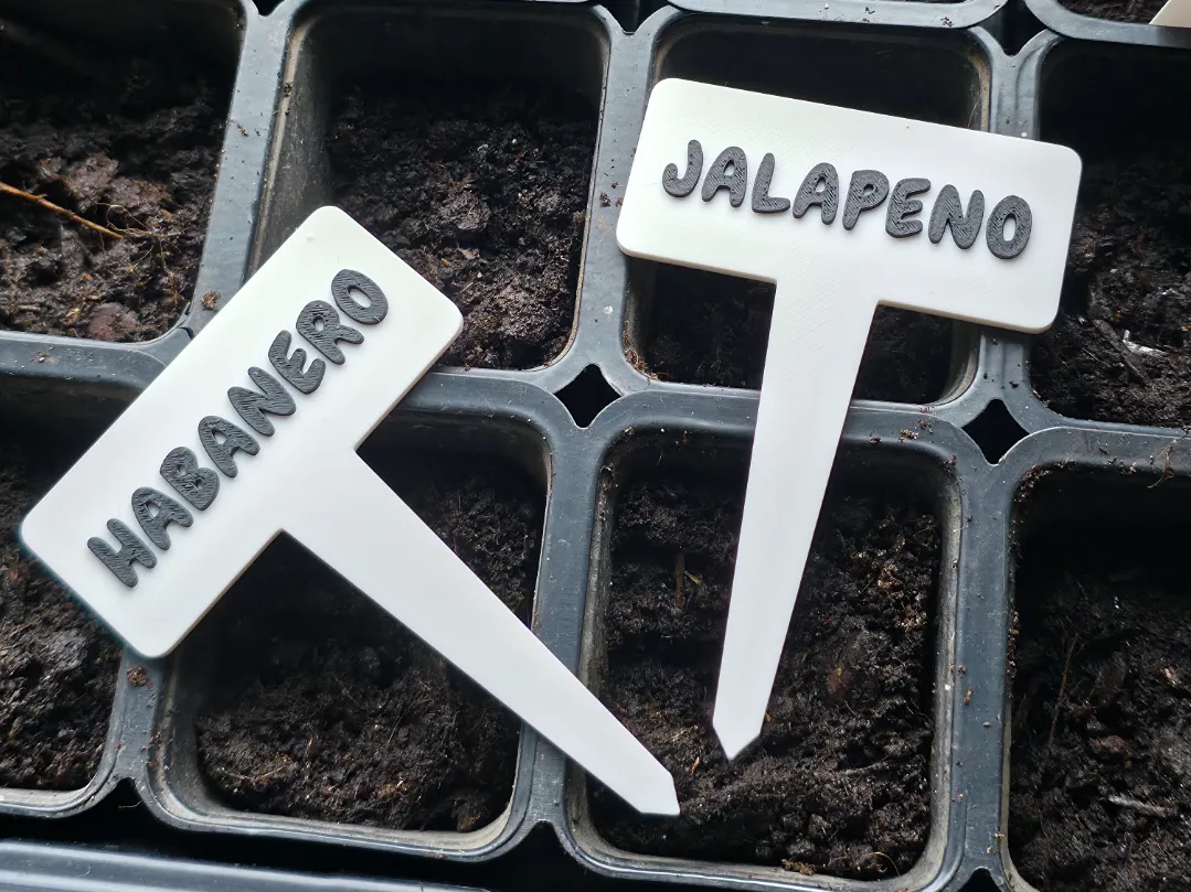 Vegetables signs/labels Generator - Free 3D Print Model - MakerWorld