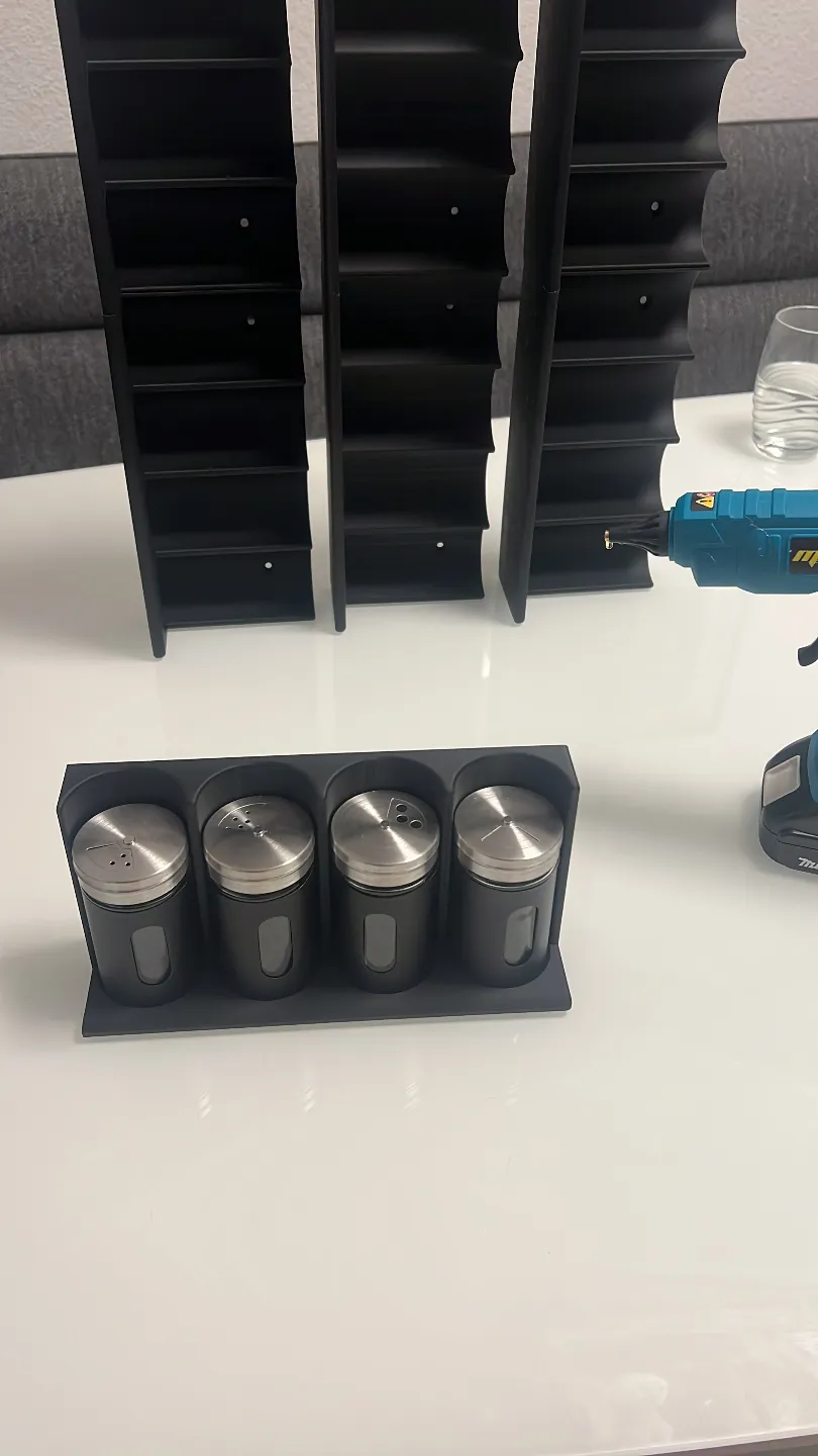 Spice rack for 5x8.5 cm spice dispensers by Tim0_79 - MakerWorld