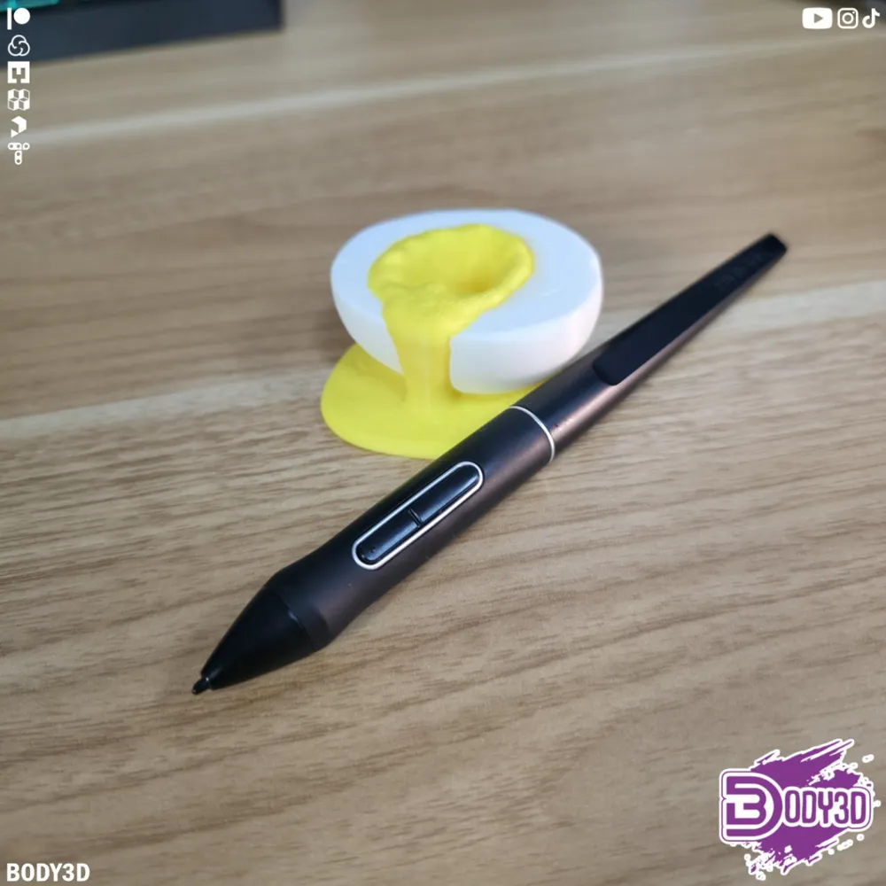 Runny Egg Pen Holder by BODY3D - MakerWorld