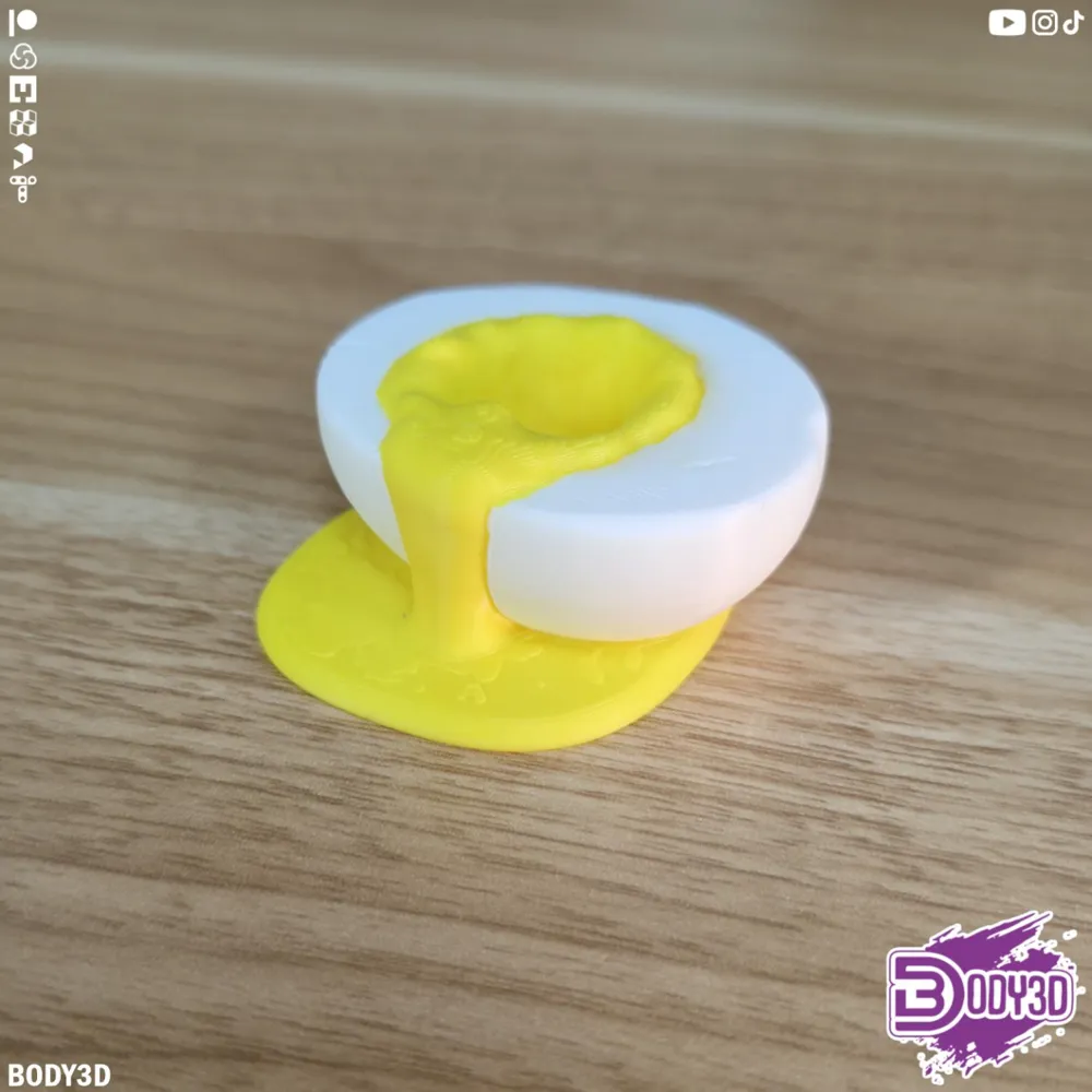 Runny Egg Pen Holder by BODY3D - MakerWorld