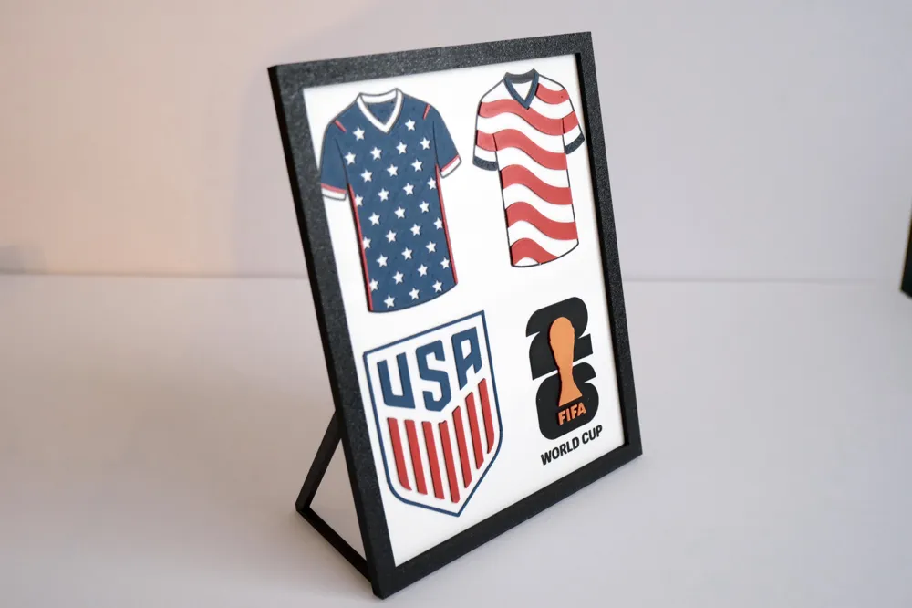 World Cup Nations Set (USA, ESP, BRZ, ARG) - Free 3D Print Model ...