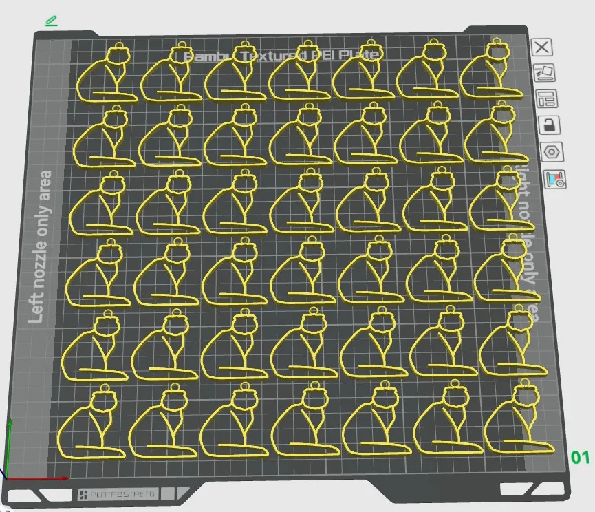 Scottish Fold Cat Keychain - Ultra Fast (12 min) - Free 3D Print Model ...