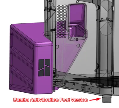 Poop Chute Bin Cat Defender Edition - X1C P1S P1P by eclien MakerWorld ...