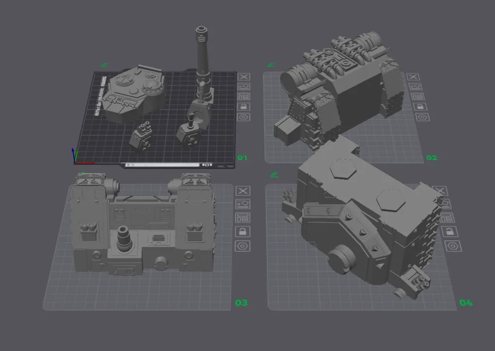 Baneblade Tabletop Scale by Tabletop Handyman MakerWorld: Download Free ...