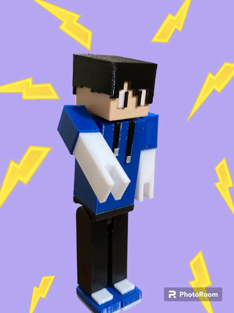 Helix Minecraft movable Figurine/model by Rott3D - MakerWorld