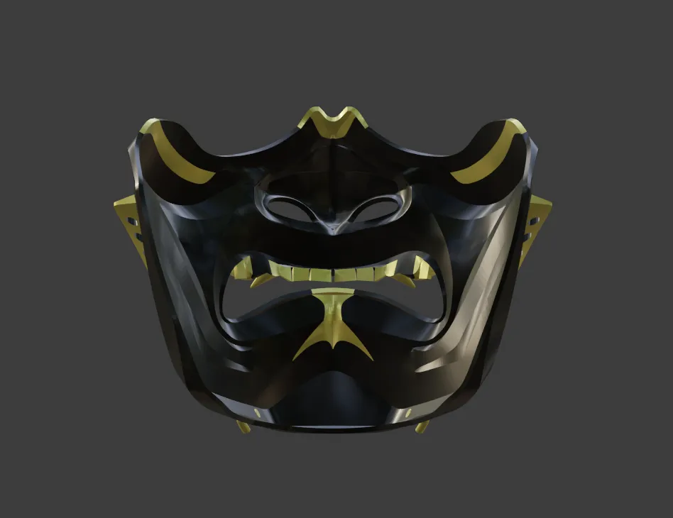 Guardians Scowl - Ghost of Tsushima mask by ShQ@r.Ok - MakerWorld